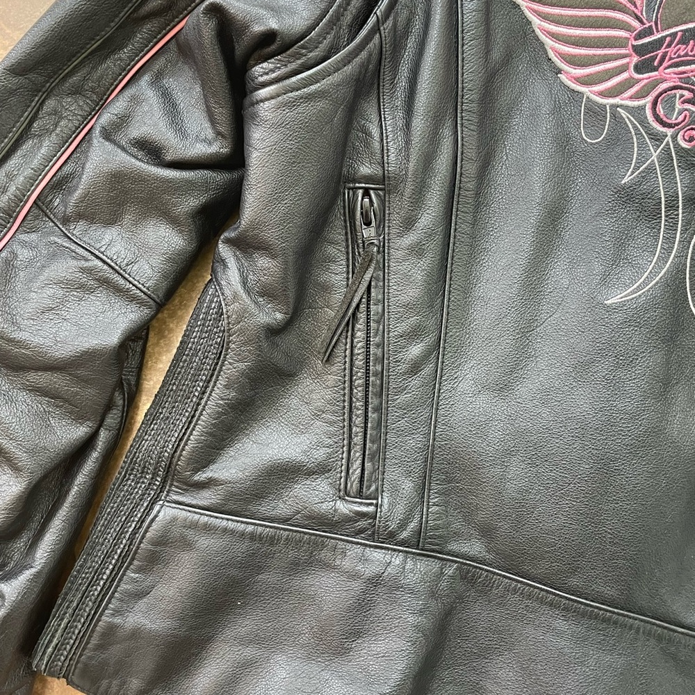 Harley Davidson Pink Label Leather Jacket - Gem